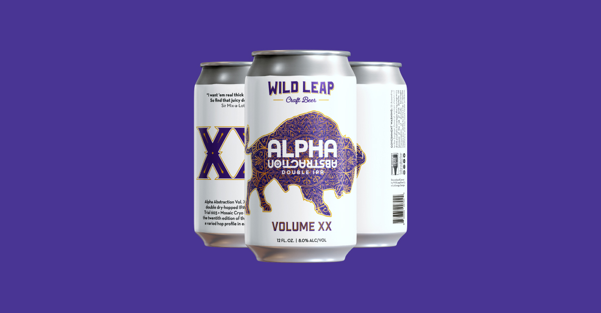 Alpha Abstraction Double IPA Volume XX by Wild Leap | LaGrange GA