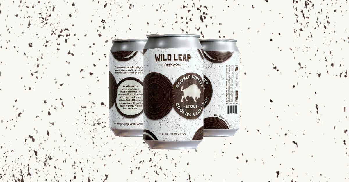 Double Stuffed Cookies & Cream Stout by Wild Leap