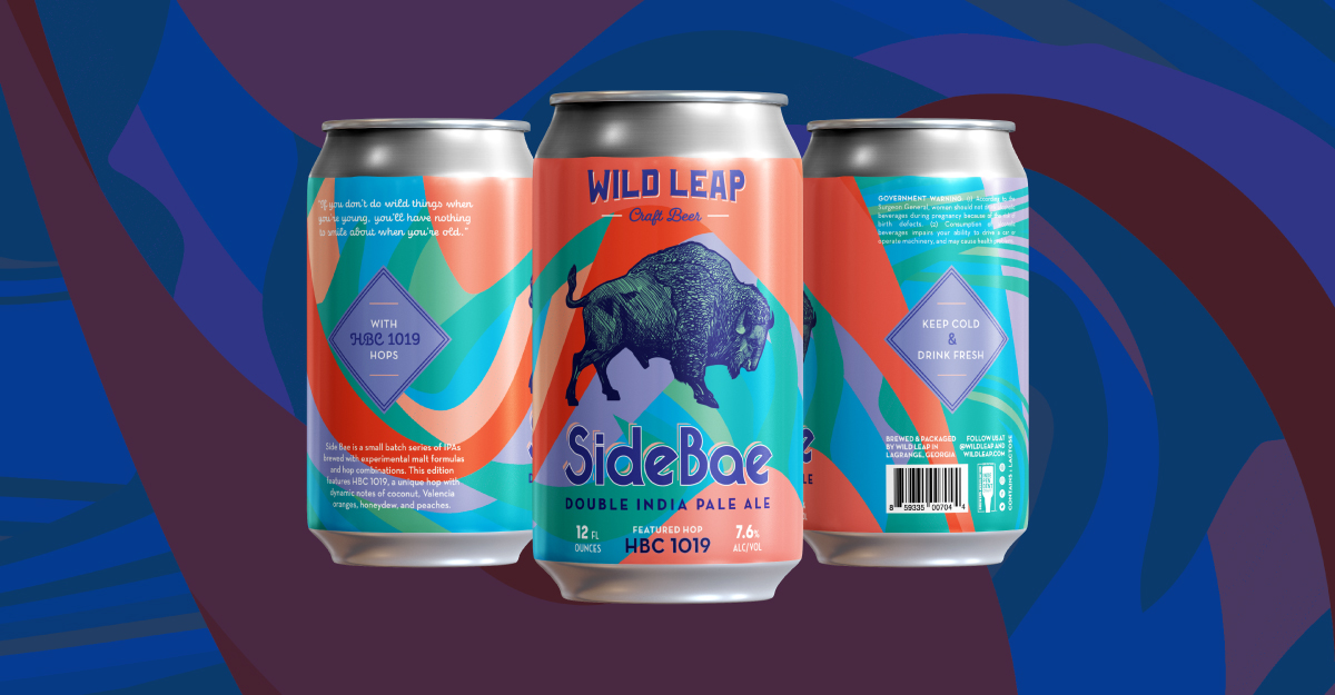 Side Bae Double IPA - HBC 1019 Hops by Wild Leap