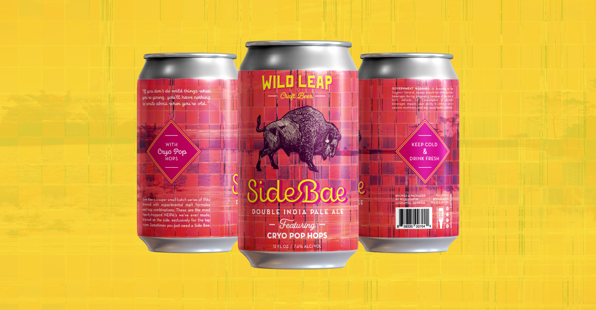 Side Bae Double IPA - Cryo Pop Hops by Wild Leap